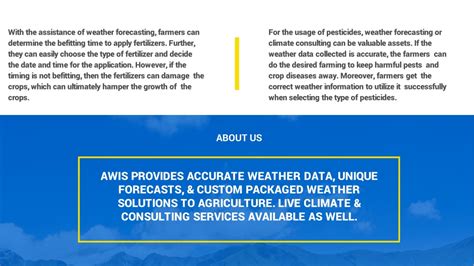 Ppt The Importance Of Weather Forecasting In Agriculture Powerpoint