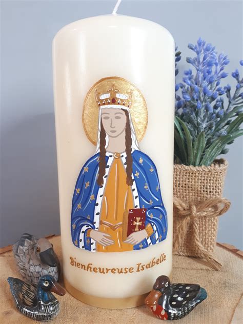 Bienheureuse Isabelle De France Candelys Bougies Illustrées Et