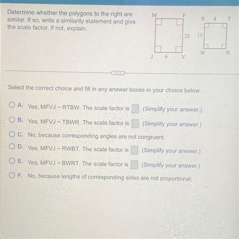 solved determine whether the polygons to the right are