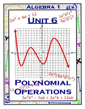 Algebra 1 Polynomial Operations Complete Unit By Travis Hardin