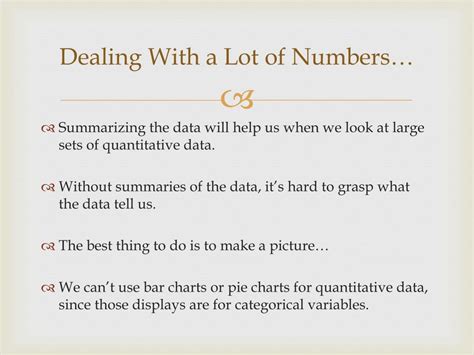Ppt Chapter Displaying Summarizing Quantitative Data Powerpoint