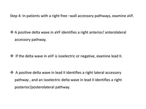 Localization Of Wpw Accessory Pathway By Surface Ecg Ppt