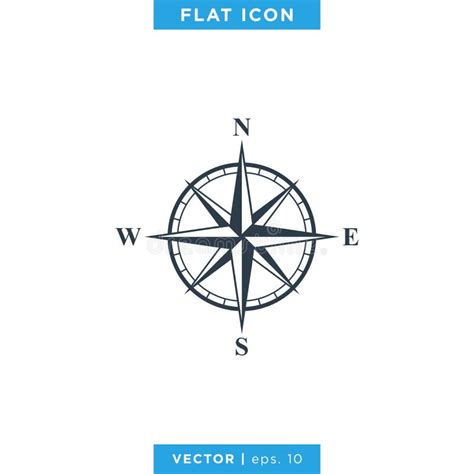 Vintage Nautical Compass Old World Map On Vector Paper Texture With