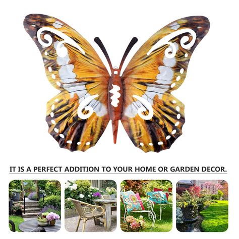 Metal Butterfly Wall Decor Outdoor Indoor Art Scul Vicedeal
