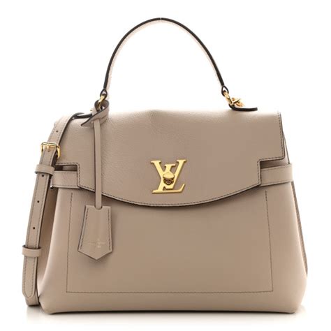Louis Vuitton Soft Calfskin Lockme Ever Mm Greige 1104958 Fashionphile