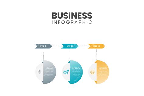 premium vector infographic design vector with circle and marketing