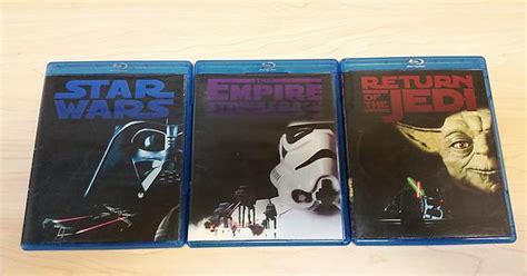 Star Wars Bluray Trilogy With Custom Laserdiscthx Faces Artwork For