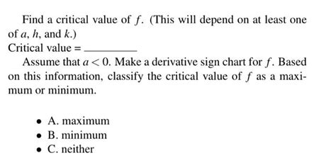 Solved 10 1 Point Let A H And K Be Arbitrary Real
