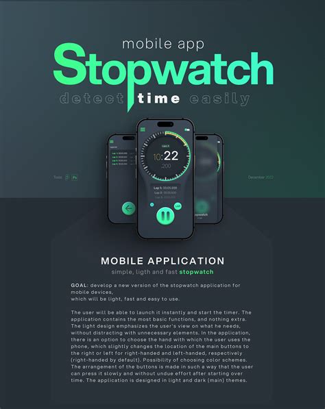 Stopwatch Mobile App Behance