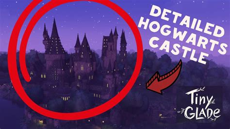 I Built Highly Detailed Hogwarts Castle In Tiny Glade Youtube