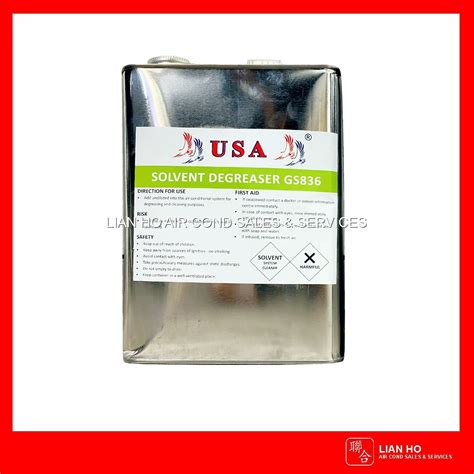 Usa Solvent Degreaser Gs836 Lian Ho Air Cond