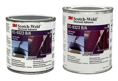 3m Scotch Weld Ec 9323 Ba Two Part Structural Epoxy Adhesive 1l Kit