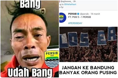 7 Meme Kocak Kekalahan Telak 1 5 Persib Dari Psm Bikin Ngakak Seharian Akurat