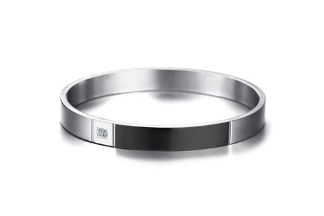 Kemstone Titanium Couple Bracelets And Bangles With Vicedeal
