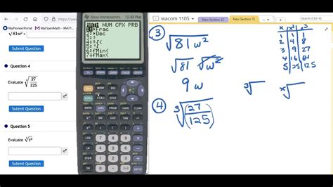 9 12 23 Mat 1033 Class Recording Radicals Mod 3 Hw 1 And 3 Youtube