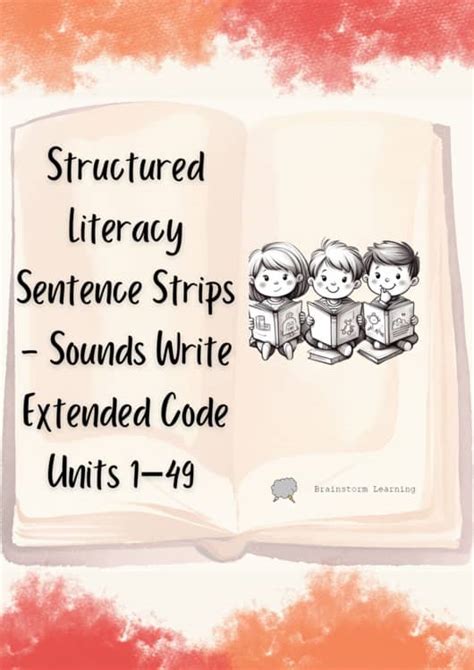 Structured Literacy Sentence Strips Sounds Write Extended Code Units 149