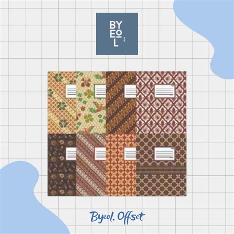 Jual Bintang Stop Map Batik Map Batik Ukuran Folio 1pack Isi