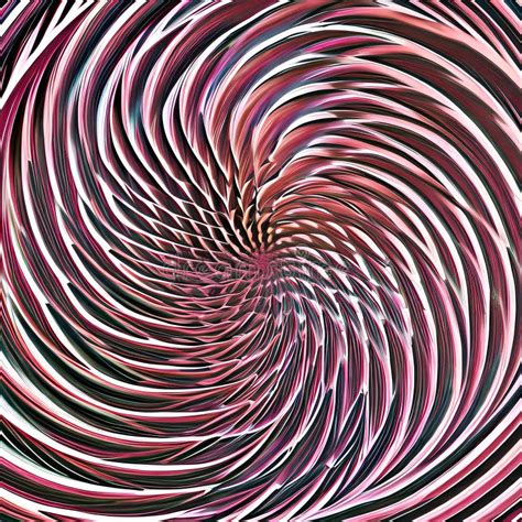 An Optical Illusion Design With Overlapping Circles In Shades Of Pink And Orange3 Generative Ai