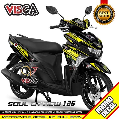 Jual Decal Soul GT 125 Full Body Stiker Mio Soul GT 125 Full Body