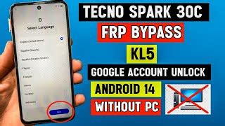 Tecno Spark C Google Frp Bypass Android Without Pc Setting Not Open No Palm Store App