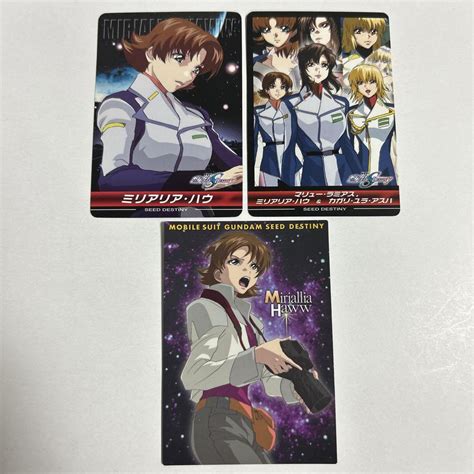 機動戦士ガンダムseed Destiny カードダス ミリアリア・ハウ メルカリ