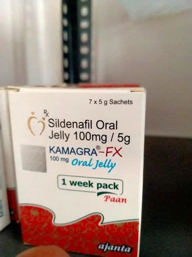 Kamagra Oral Jelly Sildenafil Citrate, Strength: 100 mg at ₹ 210/strip ...