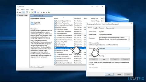 how to start cryptographic service rivermap