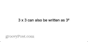 How To Type Exponents In Google Docs