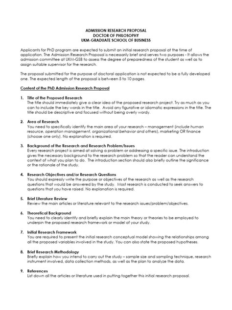 Kpp Phd Admission Research Proposal Rp模板 Pdf Conceptual Model Theory