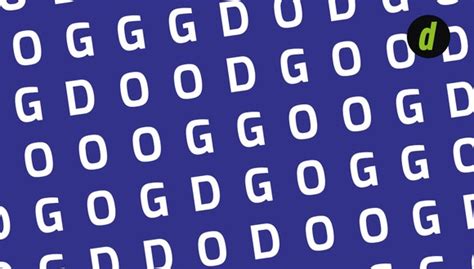 Acertijo lógico Intenta encontrar la palabra DOG solo tienes segundos para superar este