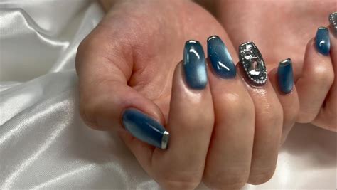 ブルー×シルバー Blog 岐阜のネイルサロンならshuna Nail