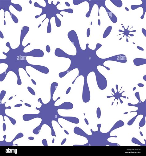Vector Background Seamless Pattern With Violet Blob Elements