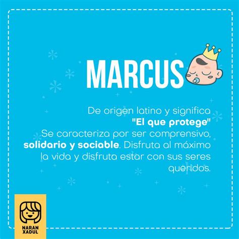 Significado Del Nombre Marcus
