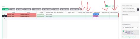 Lock A Column When A Choice Is Selected Ask For Help Grist Creators
