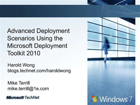 Microsoft Deployment Toolkit 2010 Final Pptx