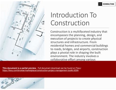 Construction Project Management Toolkit PPT Slide Deck