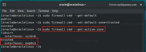 How To Change The Default Firewall Zone With Oracle Linux