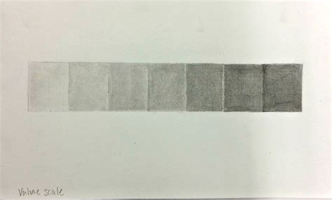 Value Scale Sketchbook Assignments Sketch Book Observational Drawing