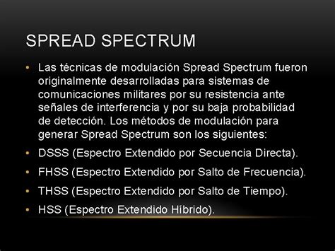 Spread Spectrum And Frequency Hopping Spread Spectrum Spread
