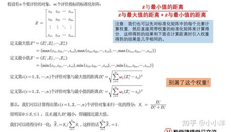 数学建模评价类——基于熵权法的topsis模型 知乎