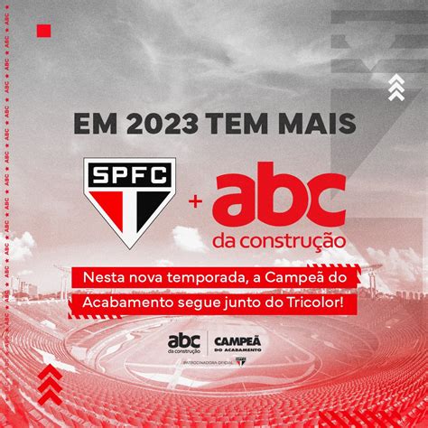 São Paulo FC on Twitter Tricolor em 2023 a ABC da Construção continua o São Paulo FC