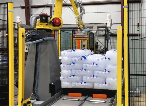 Icepal Robotic Palletizers For Palletizing Ice Bags Mmci Automation