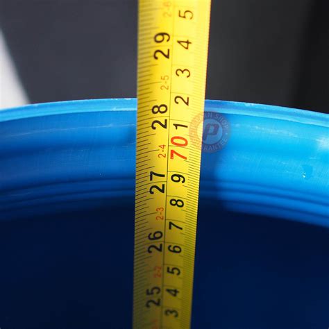 ถังพลาสติกมือสอง 2nd Plastic Barrel 70l ขนาด 70 ลิตร สีน้ำเงิน เกรดหนา