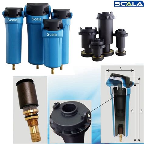 High Efficiency Centrifugal Compressed Air Water Separator Cyclone