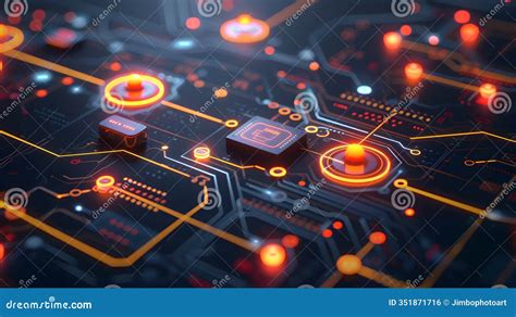 Workflow Analysis Digital Flowcharts And Process Metrics Royalty Free