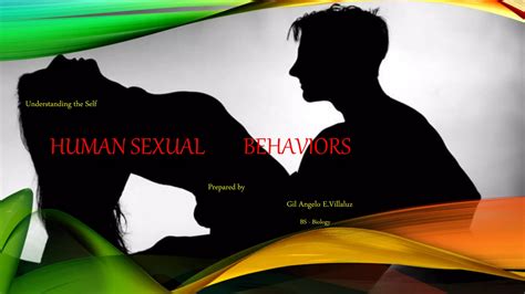 Human Sexual Behaviors Pptx