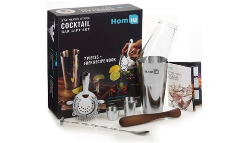 Stainless Steel Cocktail Bar Set Groupon Goods
