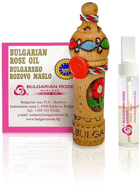 Натурално розово масло в мускал Bulgarian Rose - store.bg