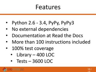 EuroPython Instructions PPT
