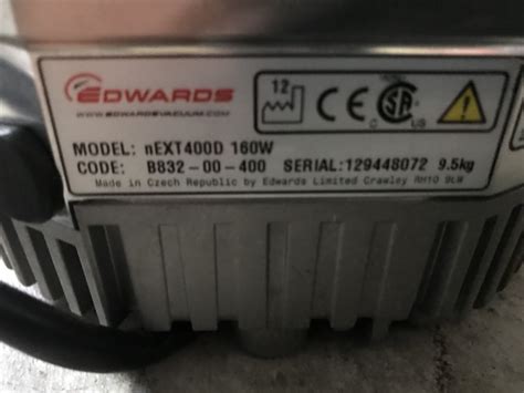 Edwards Next400d Turbo Pump 茂塏科技有限公司的產品專區